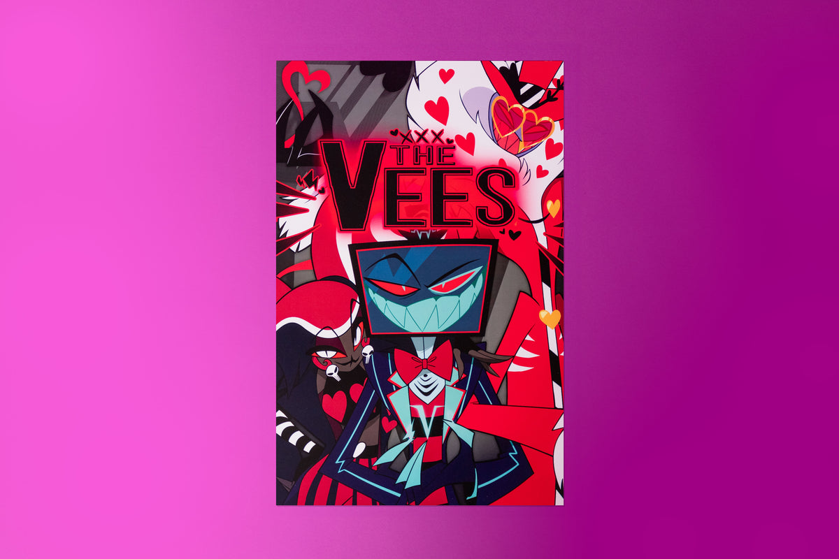 'The Vees' In-Universe Poster | Hazbin Hotel