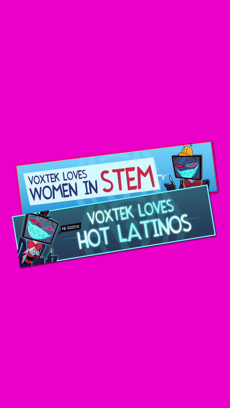 VoxTek Bumper Sticker Set | Hazbin Hotel