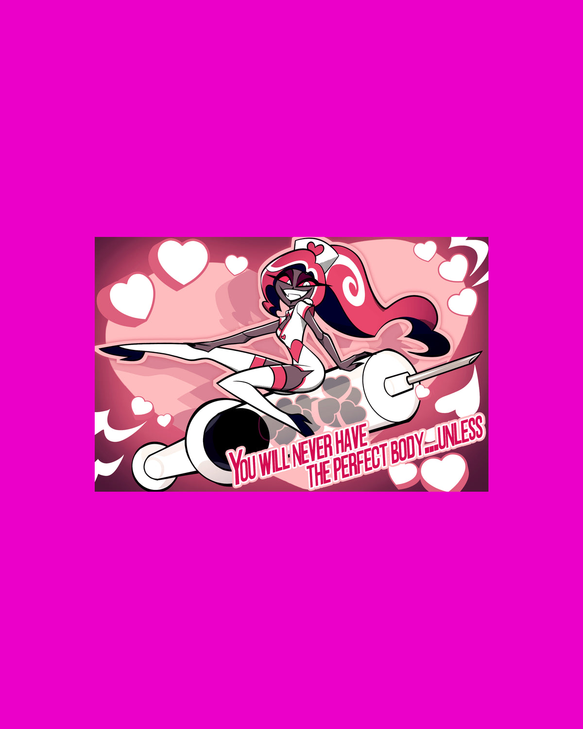 "Love Potion By Velvette" In-Universe Poster | Hazbin Hotel