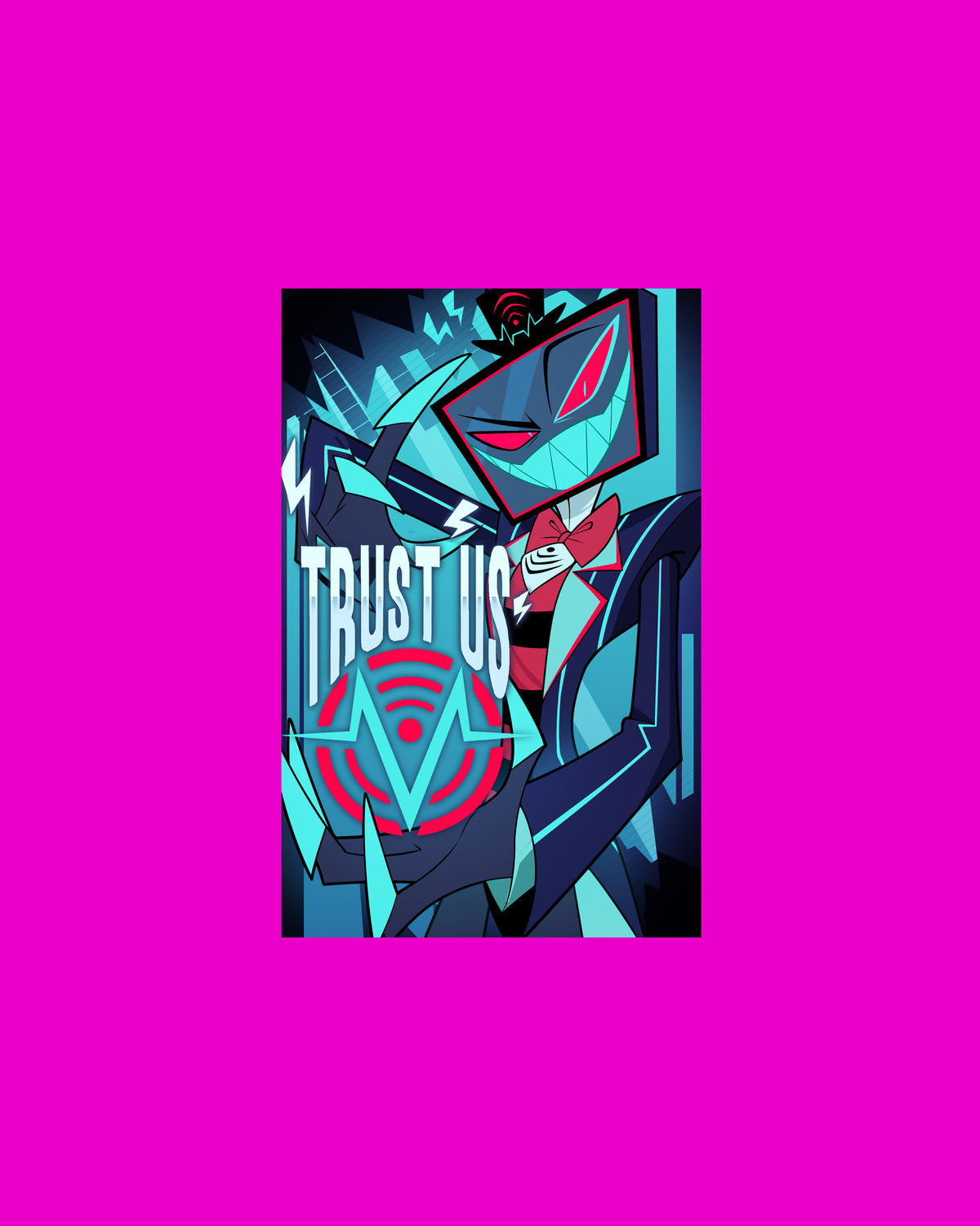 "VoxTek" In-Universe Poster | Hazbin Hotel